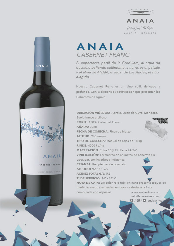 Cabernet Franc 2020 - Bodega Anaia